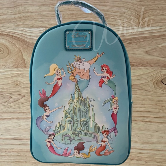 Loungefly | Bags | Loungefly Disney Little Mermaid Ariel Sisters Very ...
